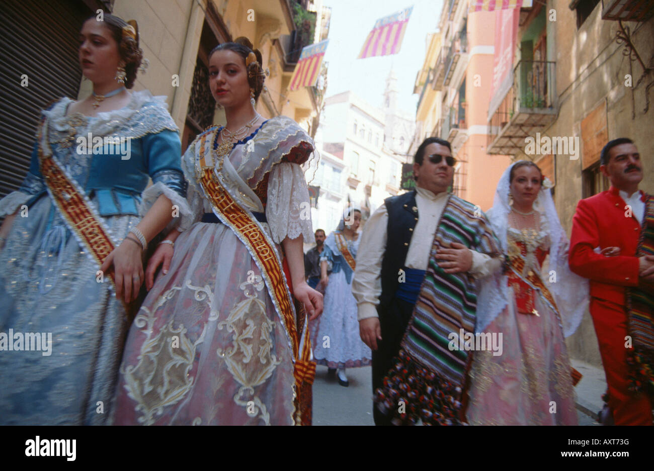 falleras fallas valencia Stock Photo - Alamy