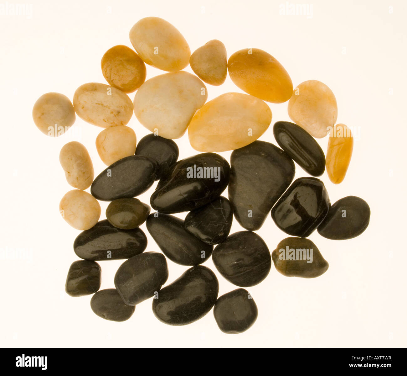 A mix of polished stones Stock Photo - Alamy