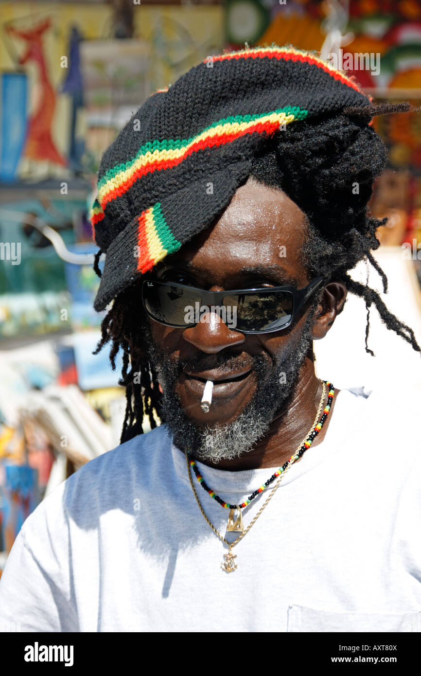 Portrait rastafarian man jamaica hi-res stock photography and images ...