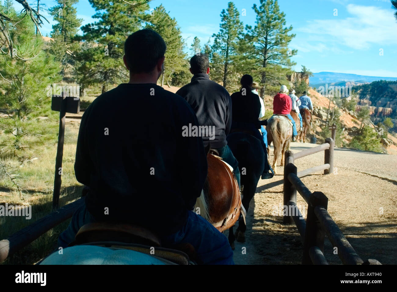 Group of horseback riders Stock Photo - Alamy
