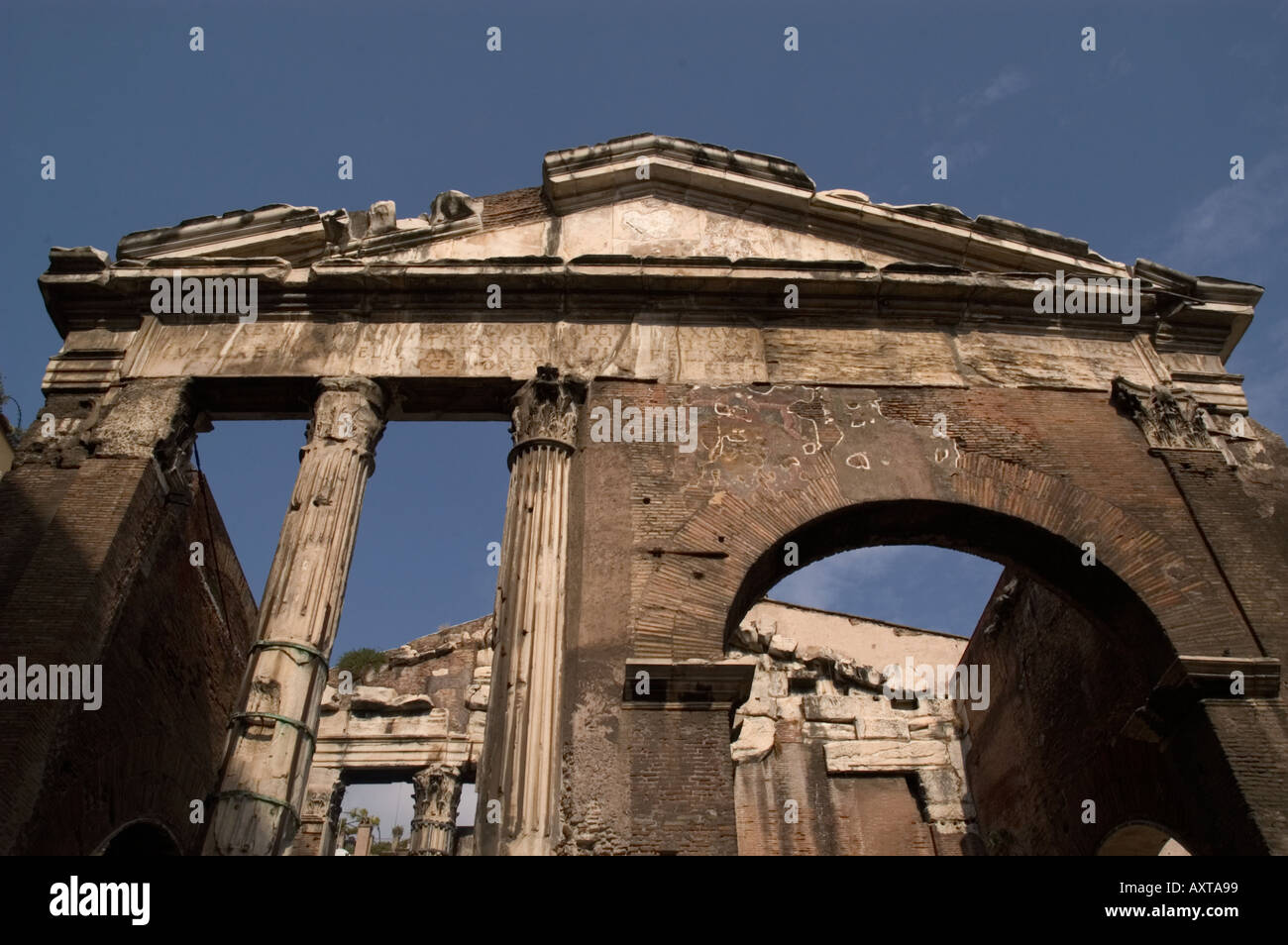 Portico of Octavia Rome Italy Europe Stock Photo - Alamy