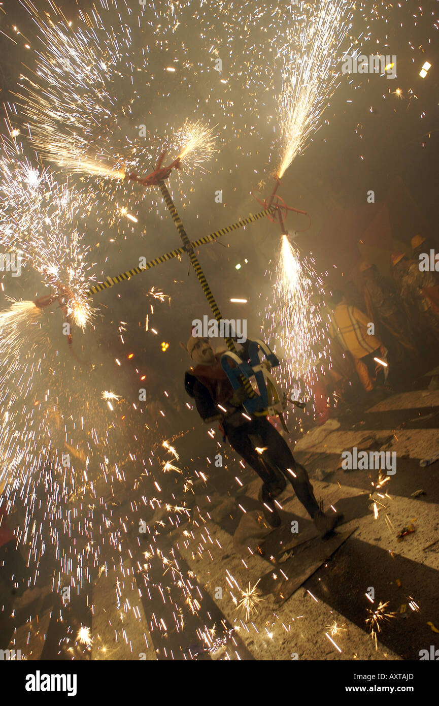 The Burial of the Sardine party in Spain Stock Photo - Alamy