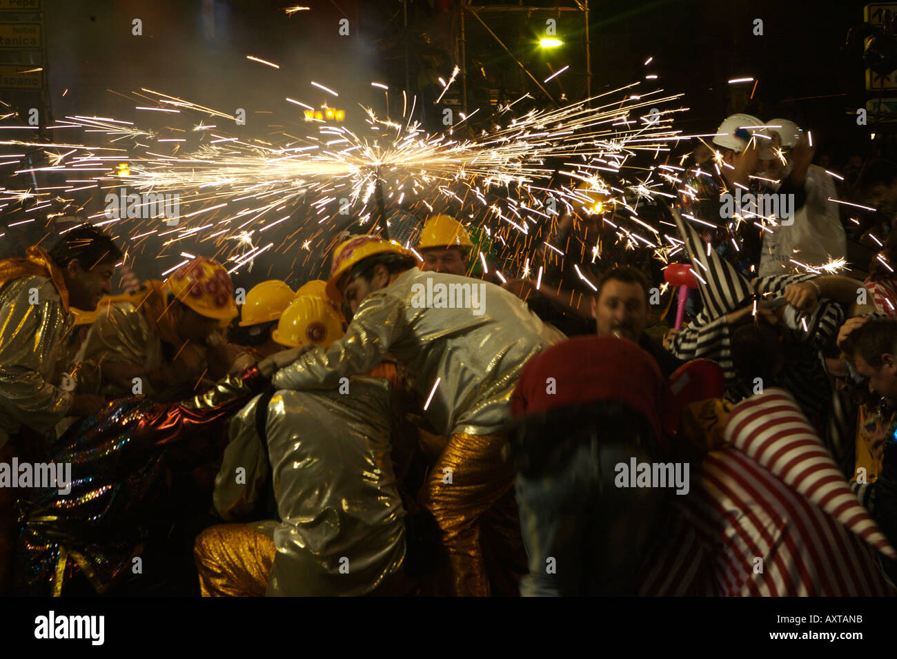 The Burial of the Sardine party in Spain Stock Photo - Alamy