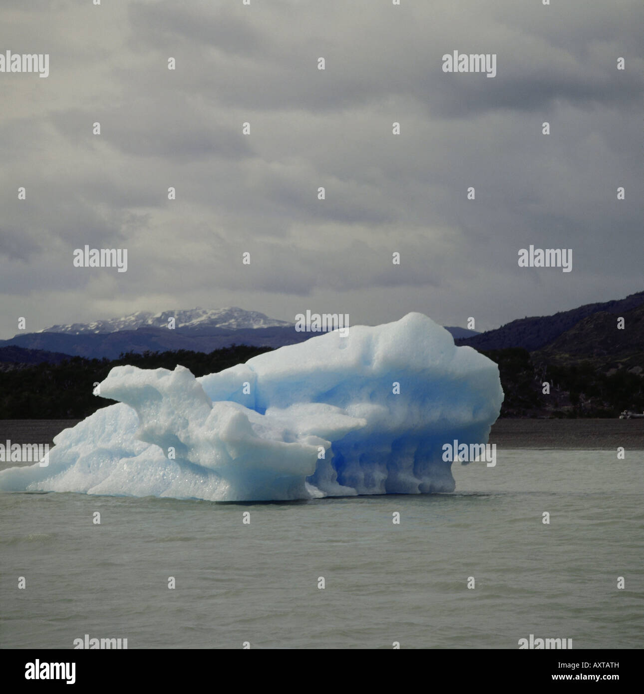 geography / travel, Chile, Torres del Paine National Park, iceberg ...