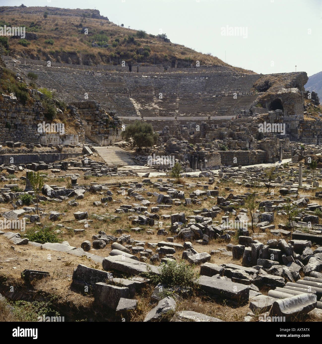 geography / travel, Turkey, Ephesus, Amphitheatre, built in in 3rd ...