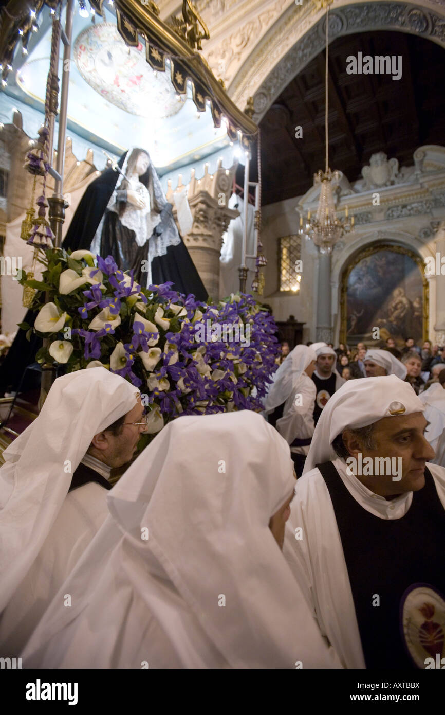 Good Friday Enna Sicily Italy Stock Photo - Alamy