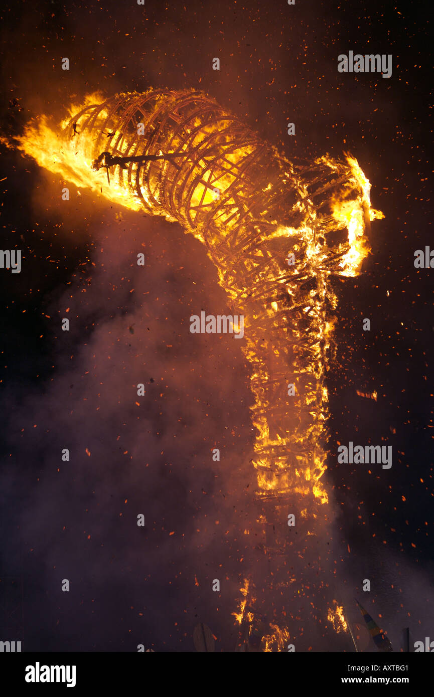 The Burial of the Sardine party in Spain Stock Photo - Alamy