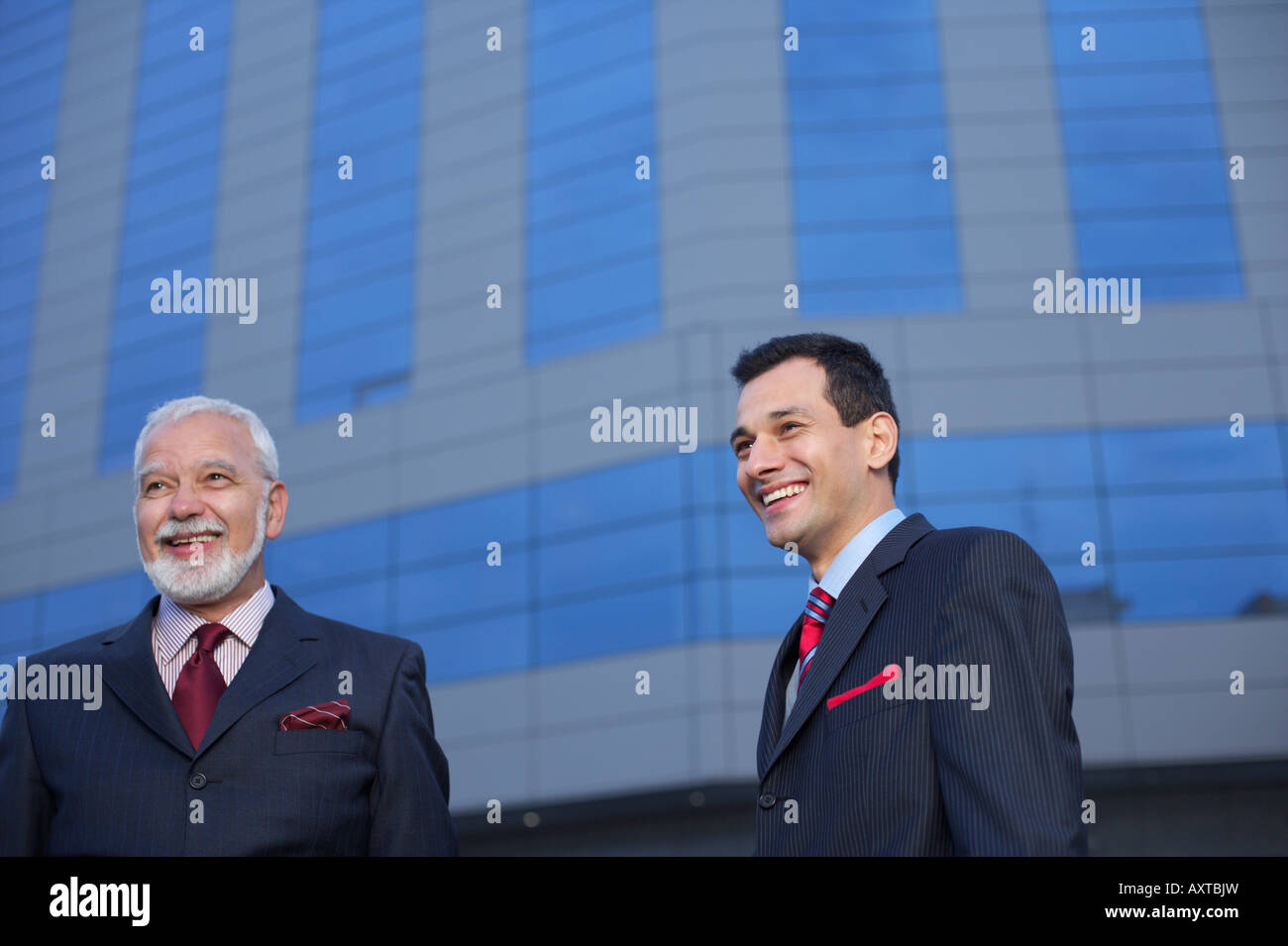 Two laughing businessmen Stock Photo - Alamy
