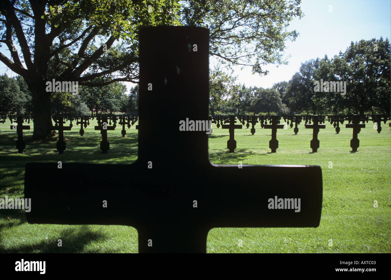 Second World War graves in Normandy France Stock Photo - Alamy