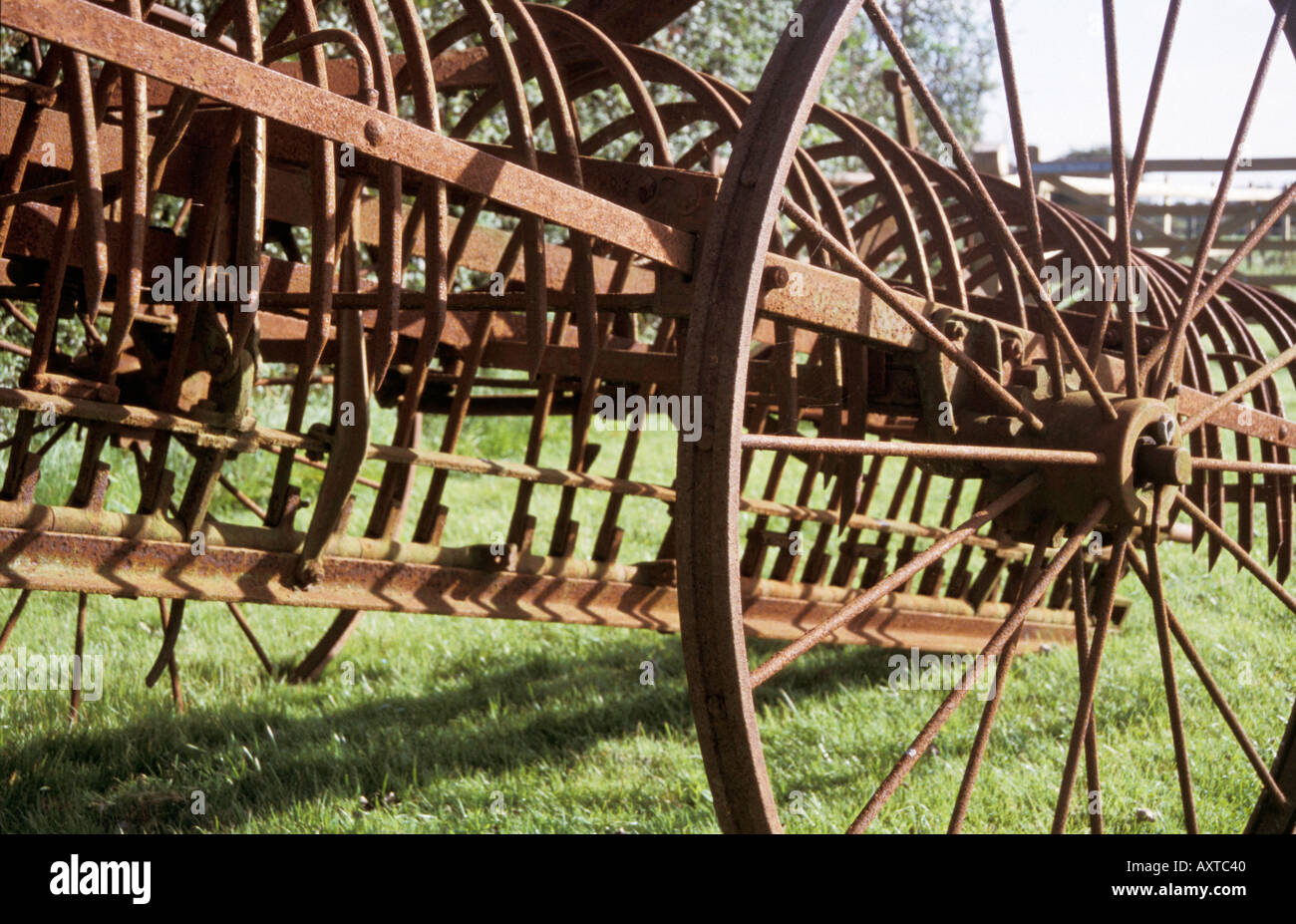 Traditional farming machinery Wiltshire England 2004 Stock Photo - Alamy