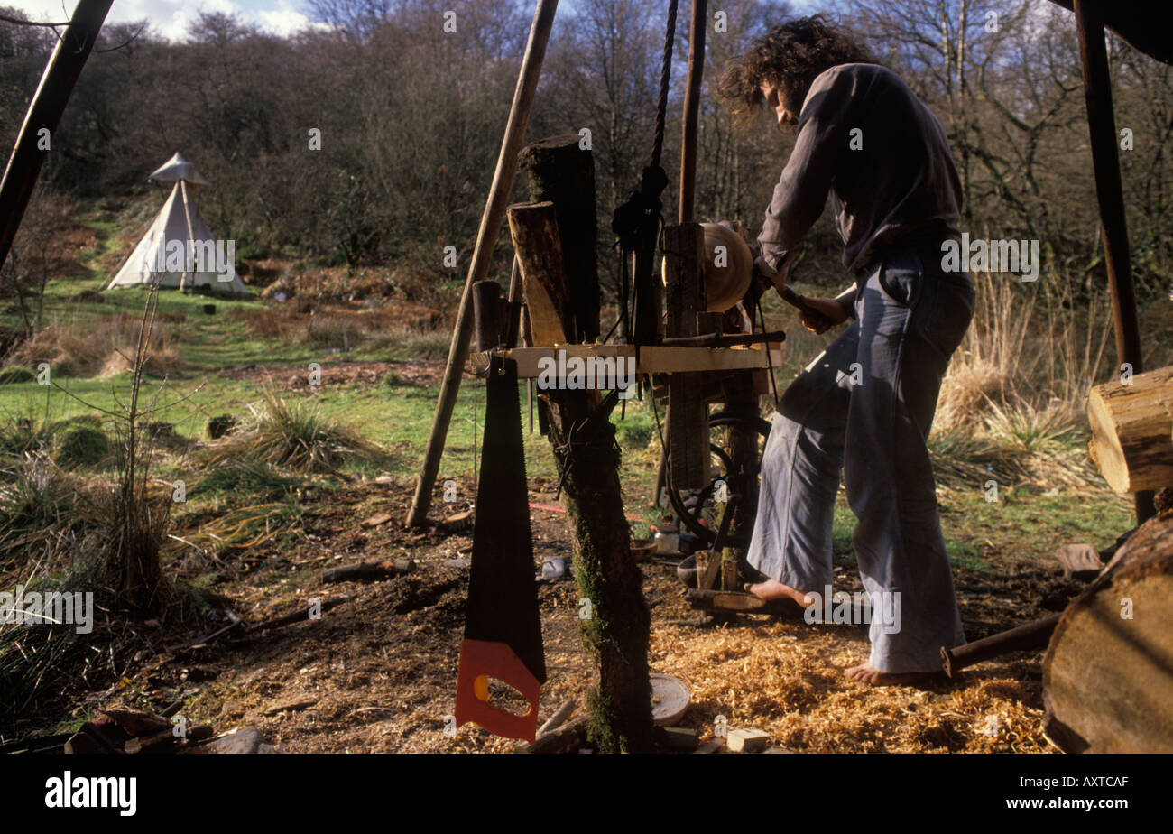 Living in a Teepee Valley. TP tipi tepee Valley, Welsh Hippie community ...