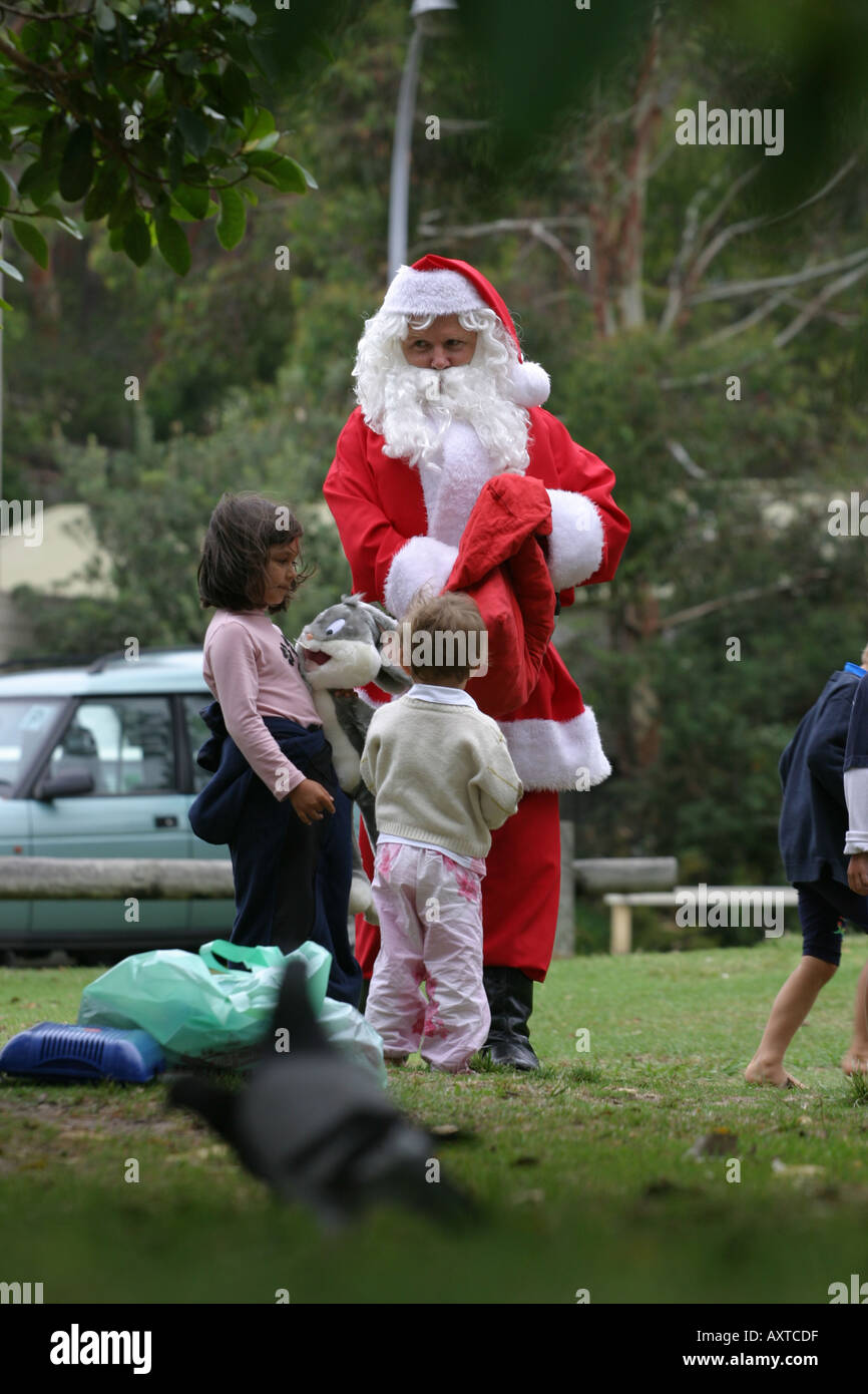 Australian Santa Claus Stock Photo - Alamy