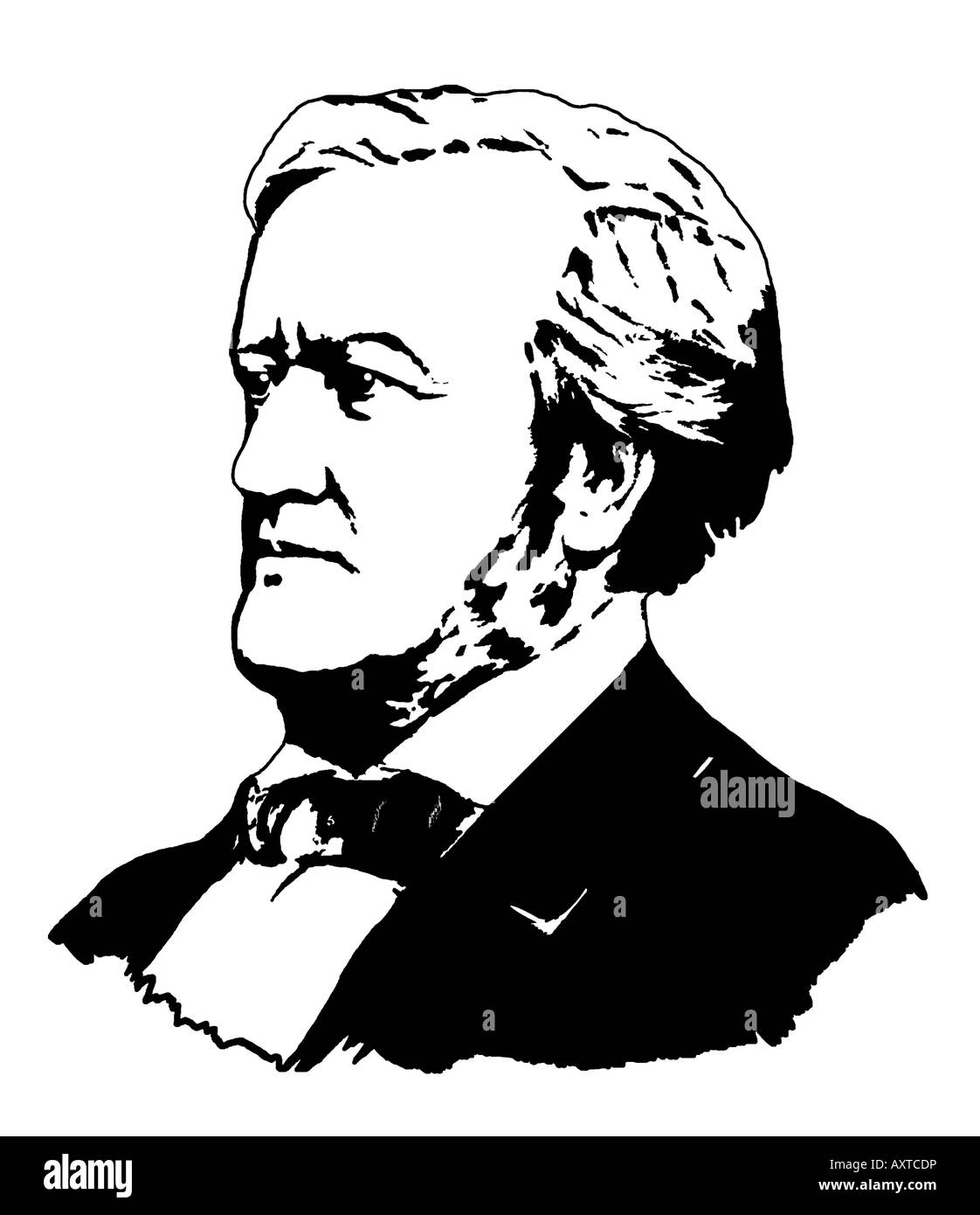 Richard Wagner 1813 1883 German Composer Poster Style Modern ...