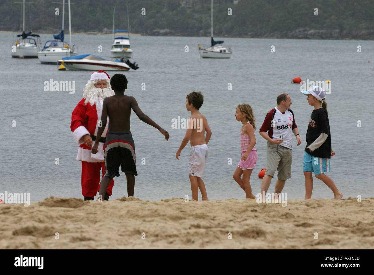 Australian Santa Claus Stock Photo - Alamy