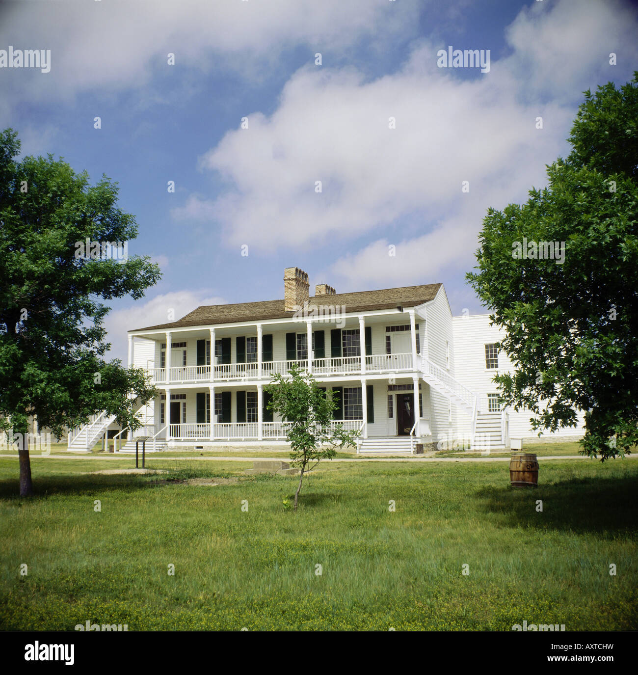 geography / travel, USA, Wyoming, Fort Laramie, Bedlam, Officers House ...