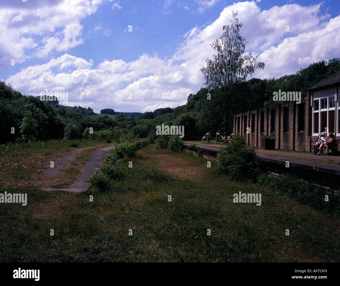 Millers Dale Station disused now part of The Monsal Trail Footpath ...