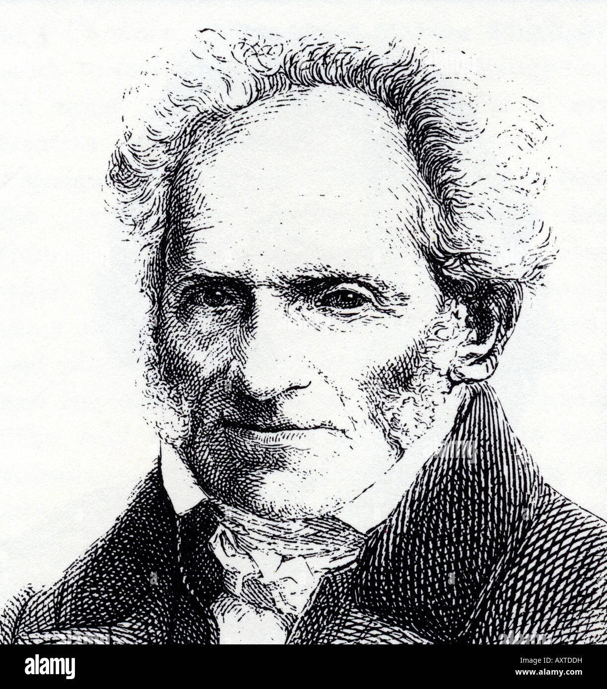 ARTHUR SCHOPENHAUER - German philosopher 1788 to 1860 Stock Photo - Alamy