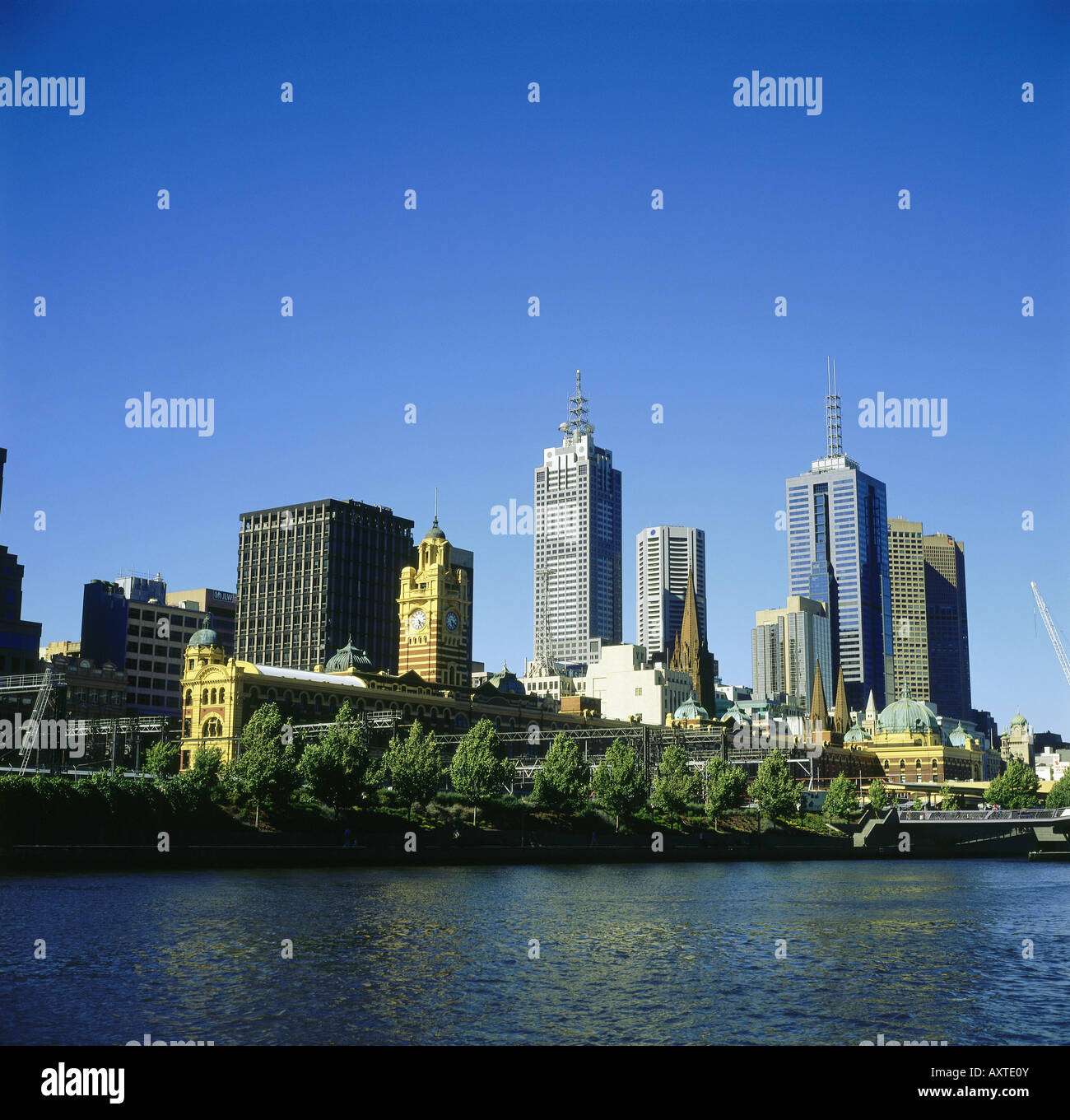 geography / travel, Australia, Victoria, Melbourne, Yarra River and ...