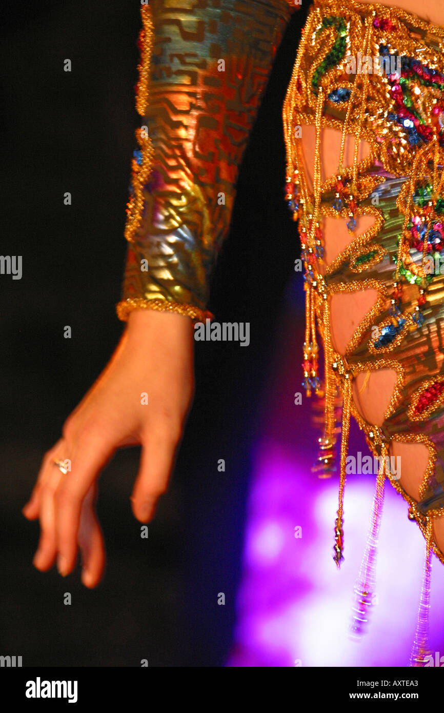 Hand and hip of belly dancer Stock Photo - Alamy