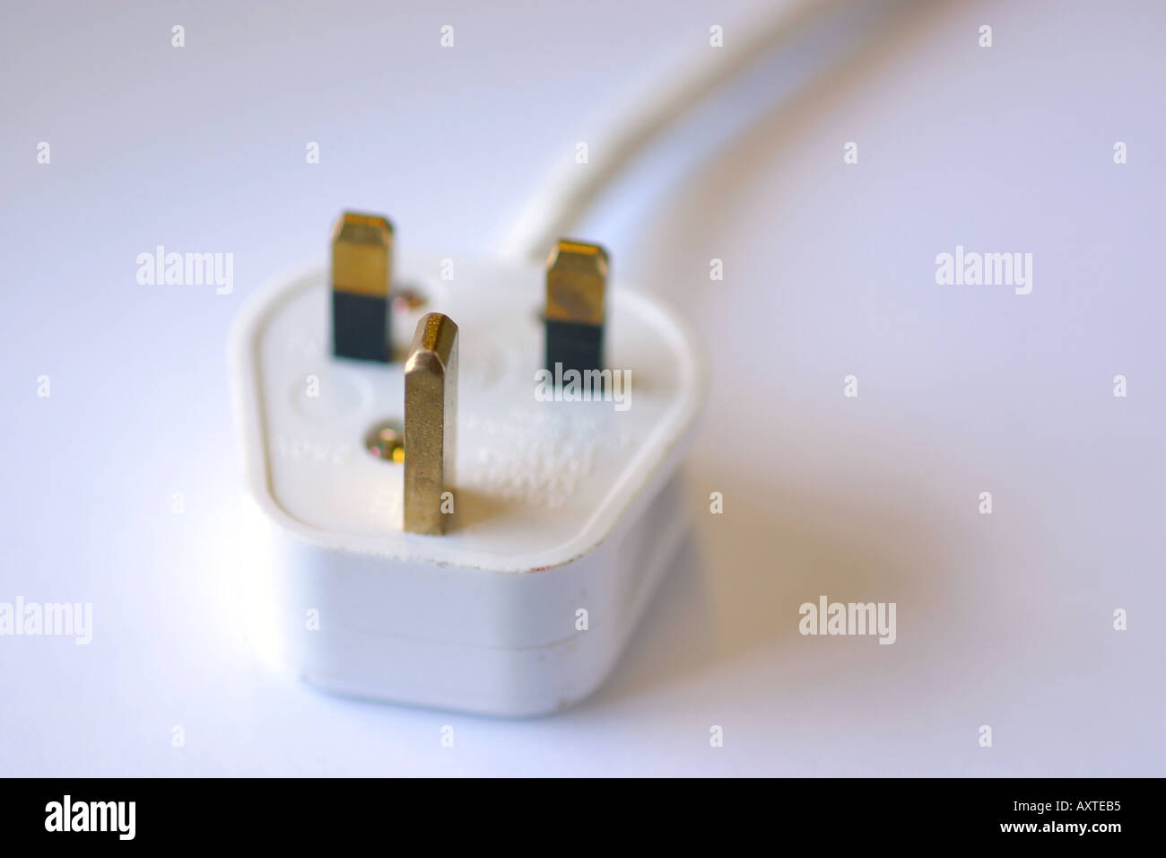 pins of three pin plug Stock Photo - Alamy