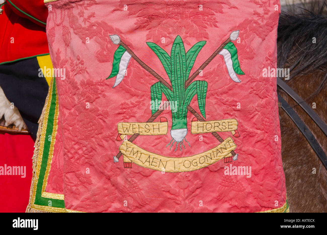 Welsh Horse an historical pageant cavalry troupe outside City Hall for ...