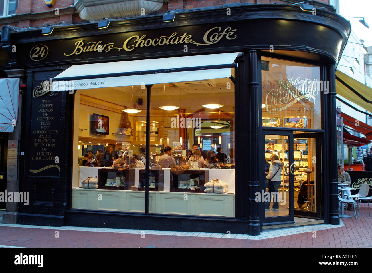 Butlers Chocolate Cafe in Dublin City Centre Ireland Stock Photo - Alamy