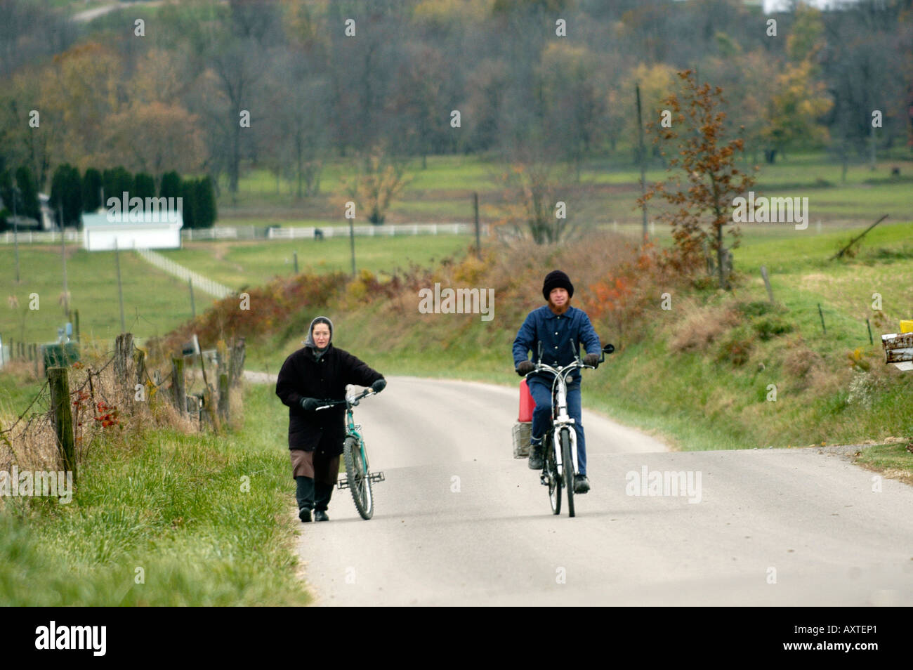 Amish Lifestyle In And Around Sugarcreek And Millersburg Ohio Oh Stock