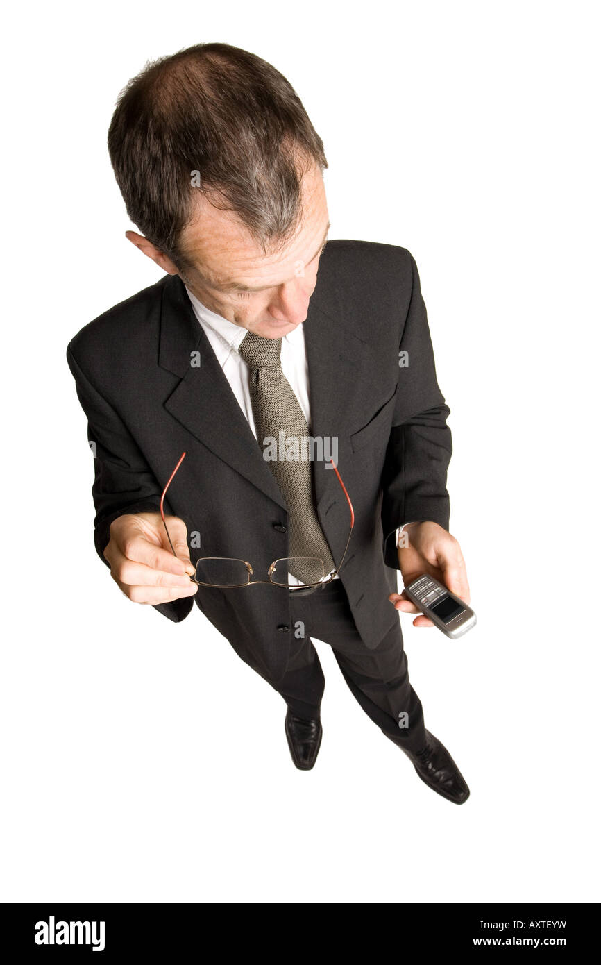 Man top manager standing Cut Out Stock Images & Pictures - Alamy