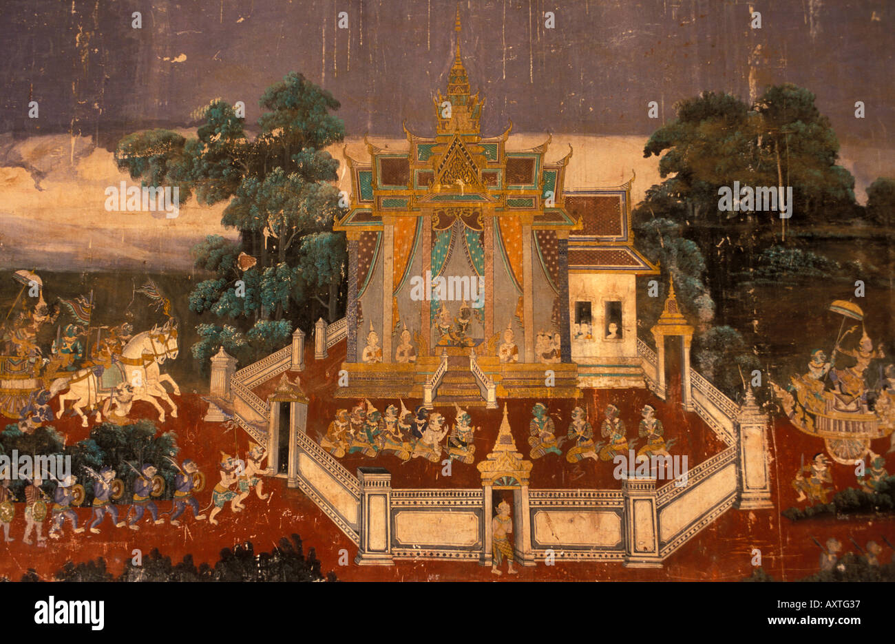 Ramayana mural hi-res stock photography and images - Alamy