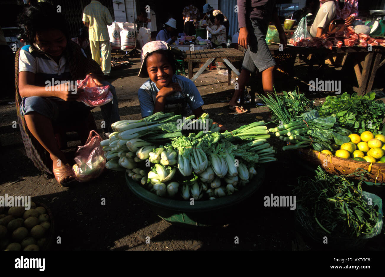 Phnom Penh market Stock Photo - Alamy