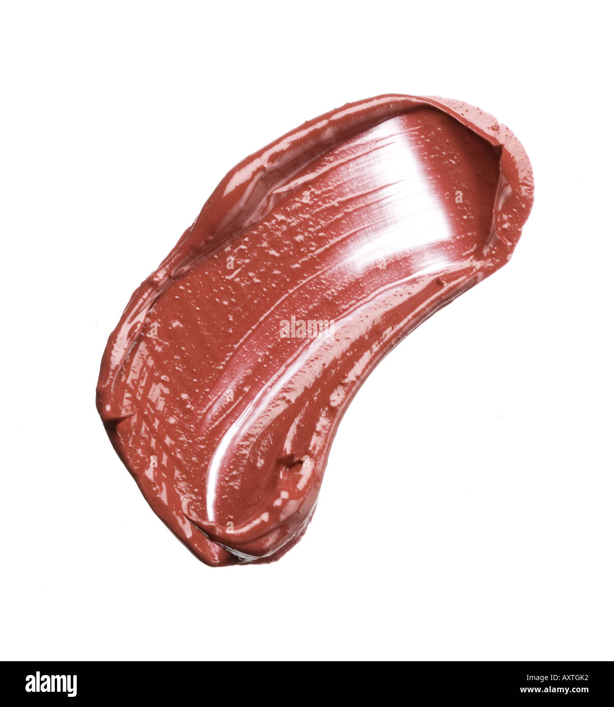 Brown lipstick tester Stock Photo - Alamy