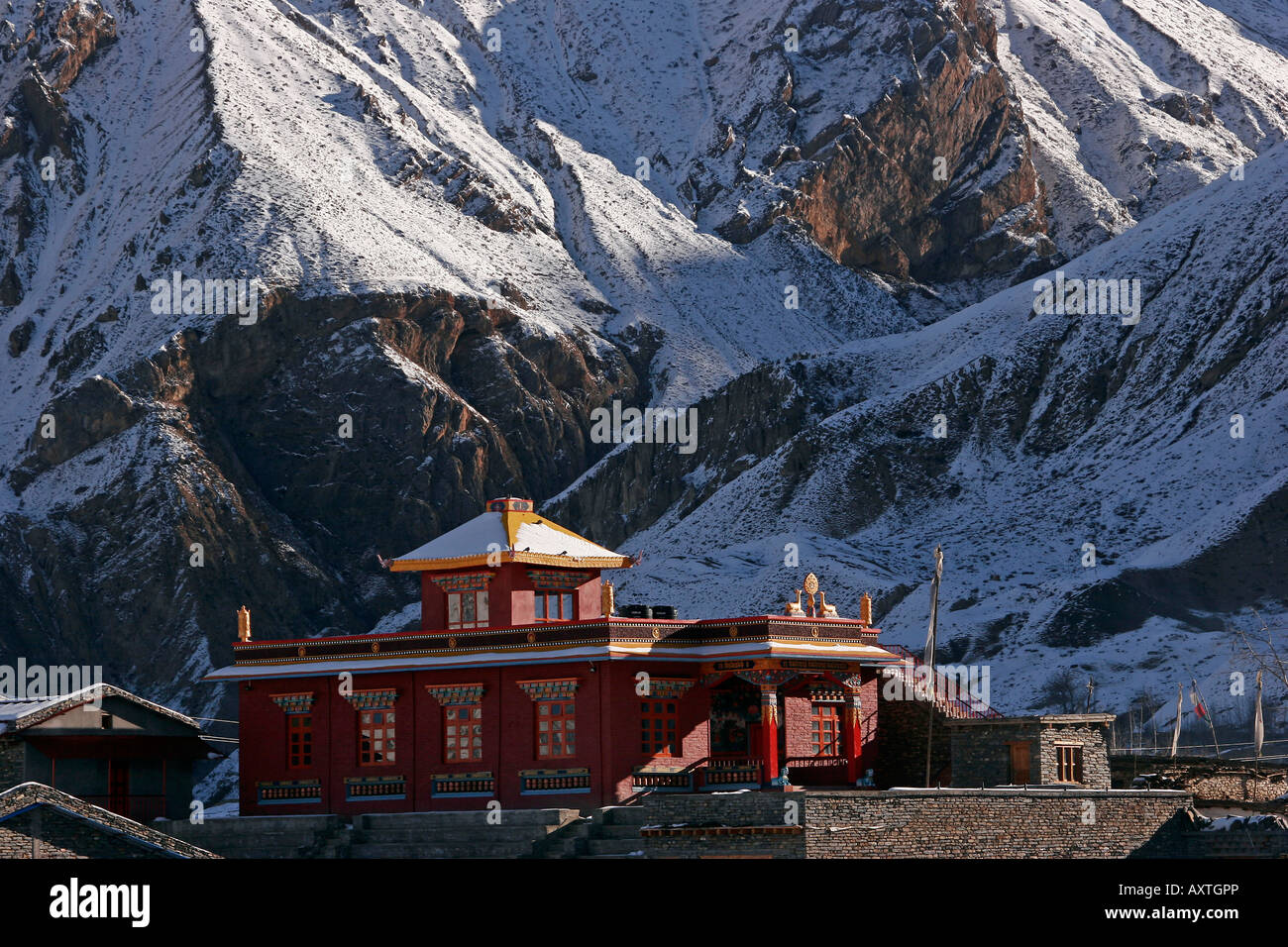 monastery in Muktinath Nepal Asia Stock Photo - Alamy