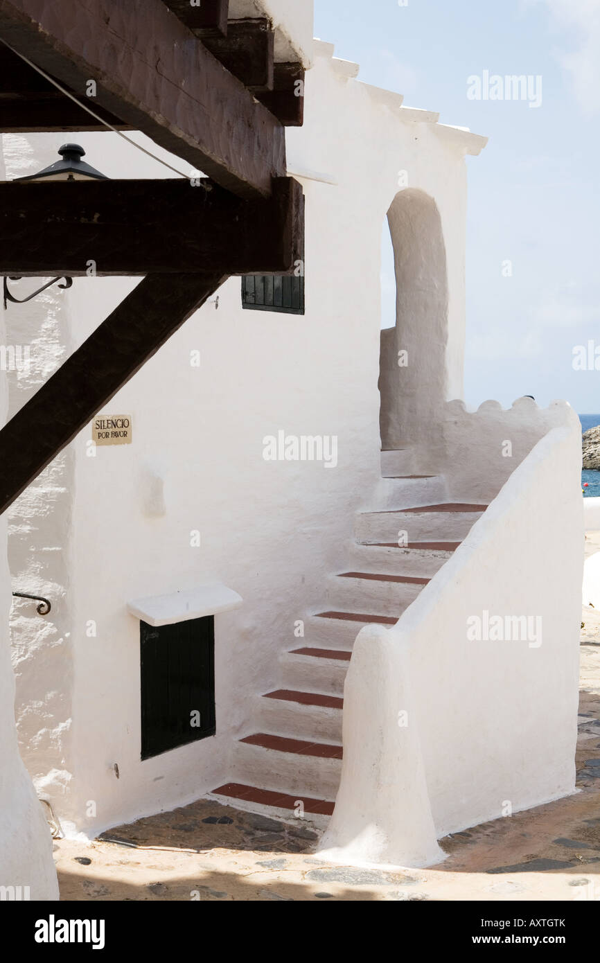 white mediterranean steps Stock Photo - Alamy