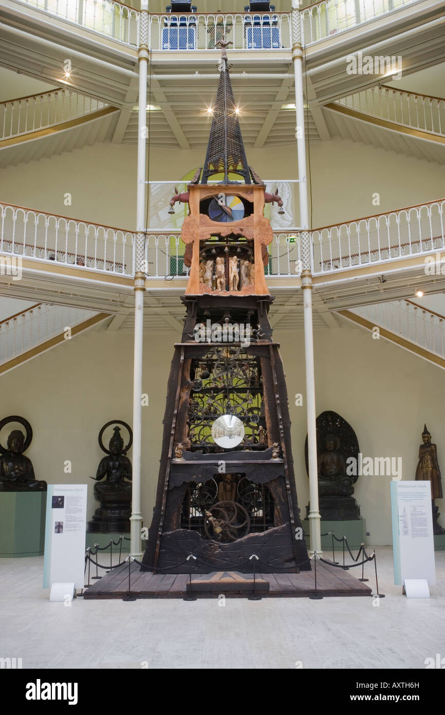 Millennium Clock Museum of Scotland Edinburgh Stock Photo - Alamy