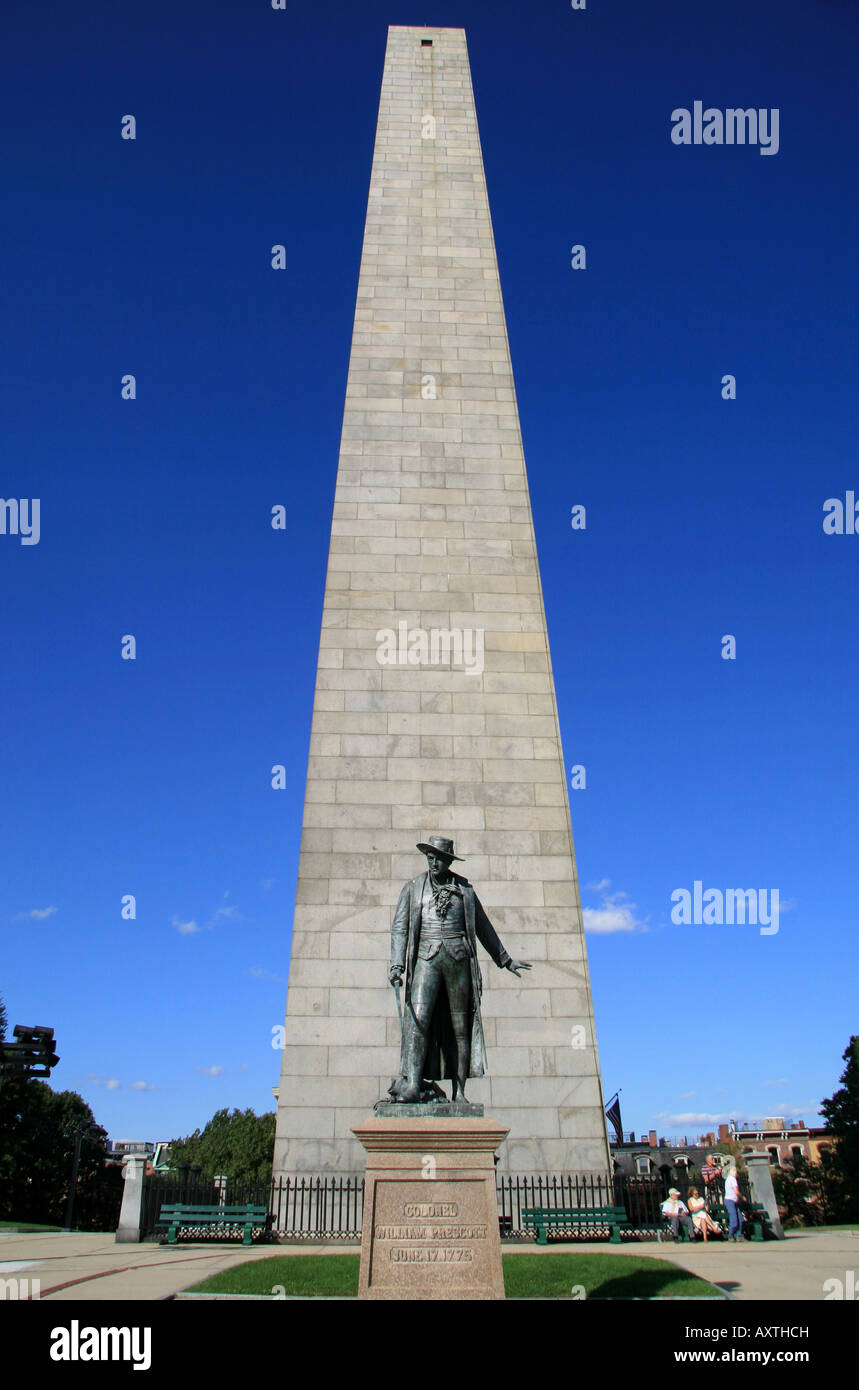 Colonel william prescott statue bunker hi-res stock photography and ...