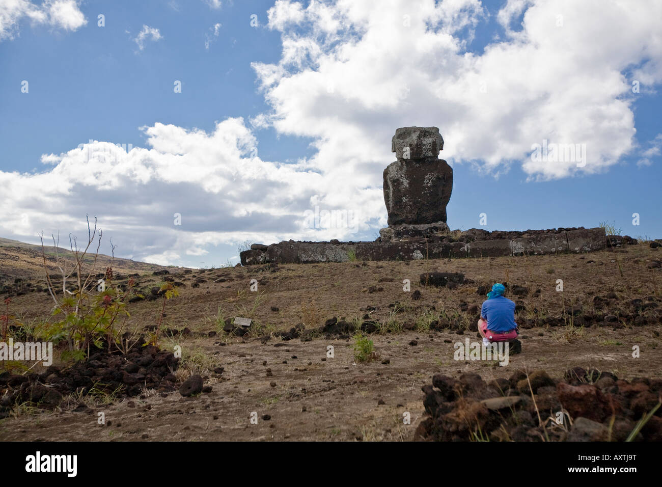 Ahu Ature Huki Stock Photo - Alamy