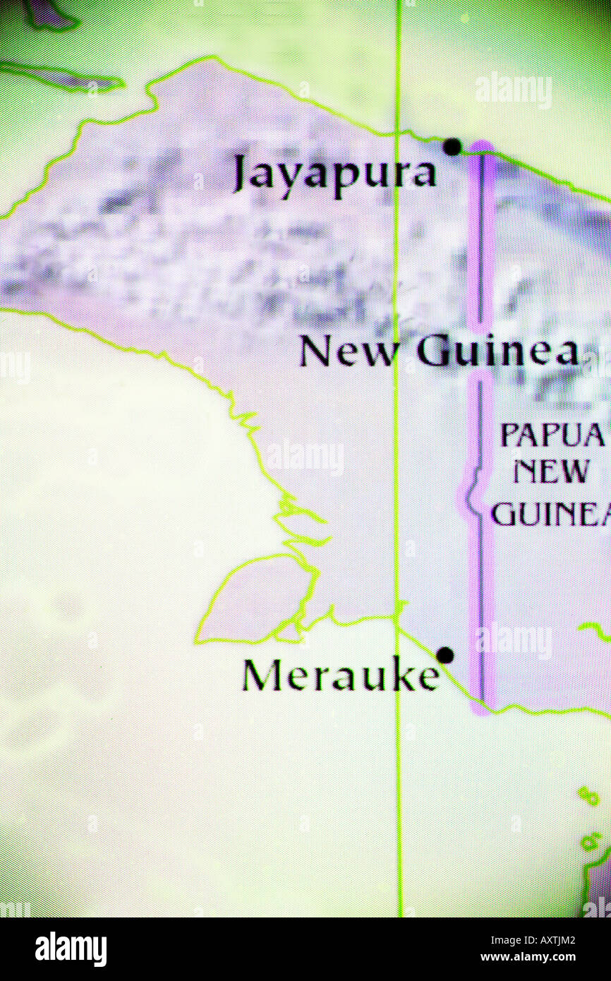 Country papua new guinea map hi-res stock photography and images - Alamy