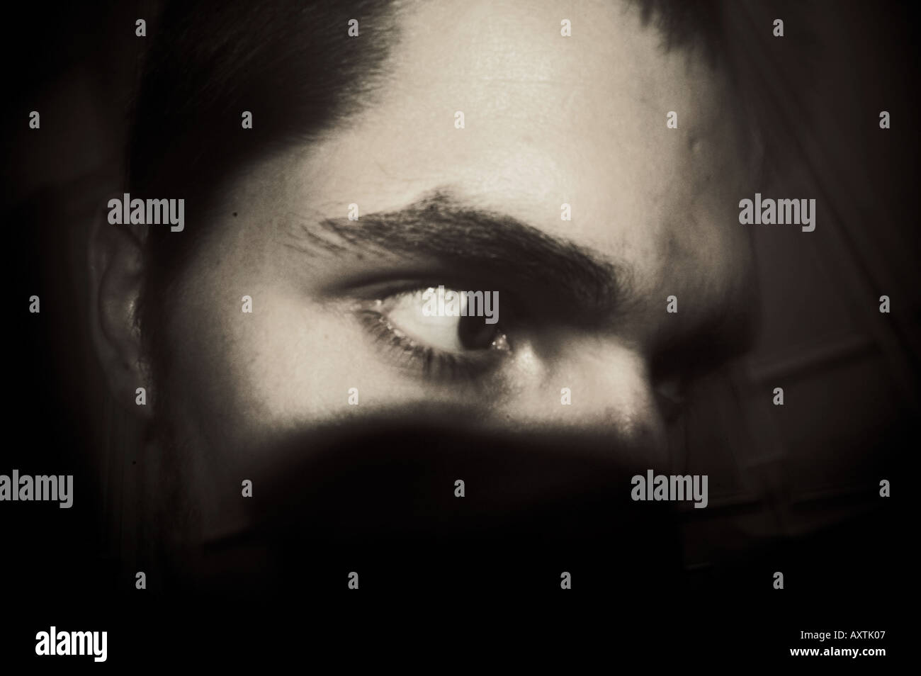 The scornful eye Stock Photo - Alamy