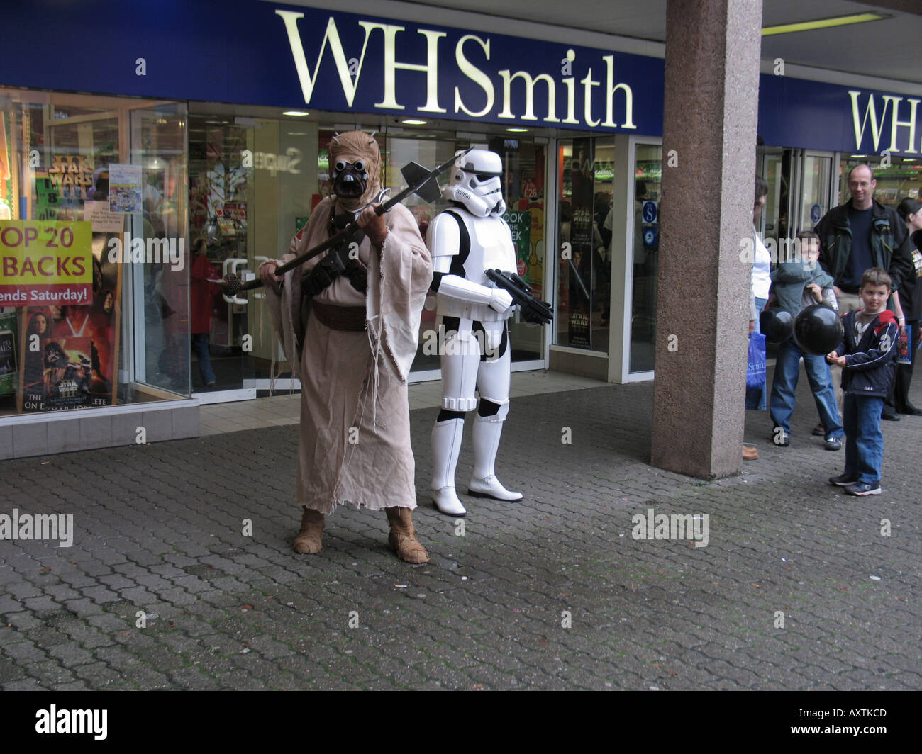 Star Wars Characters patrol Exeter Guildhall shopping centre at launch ...