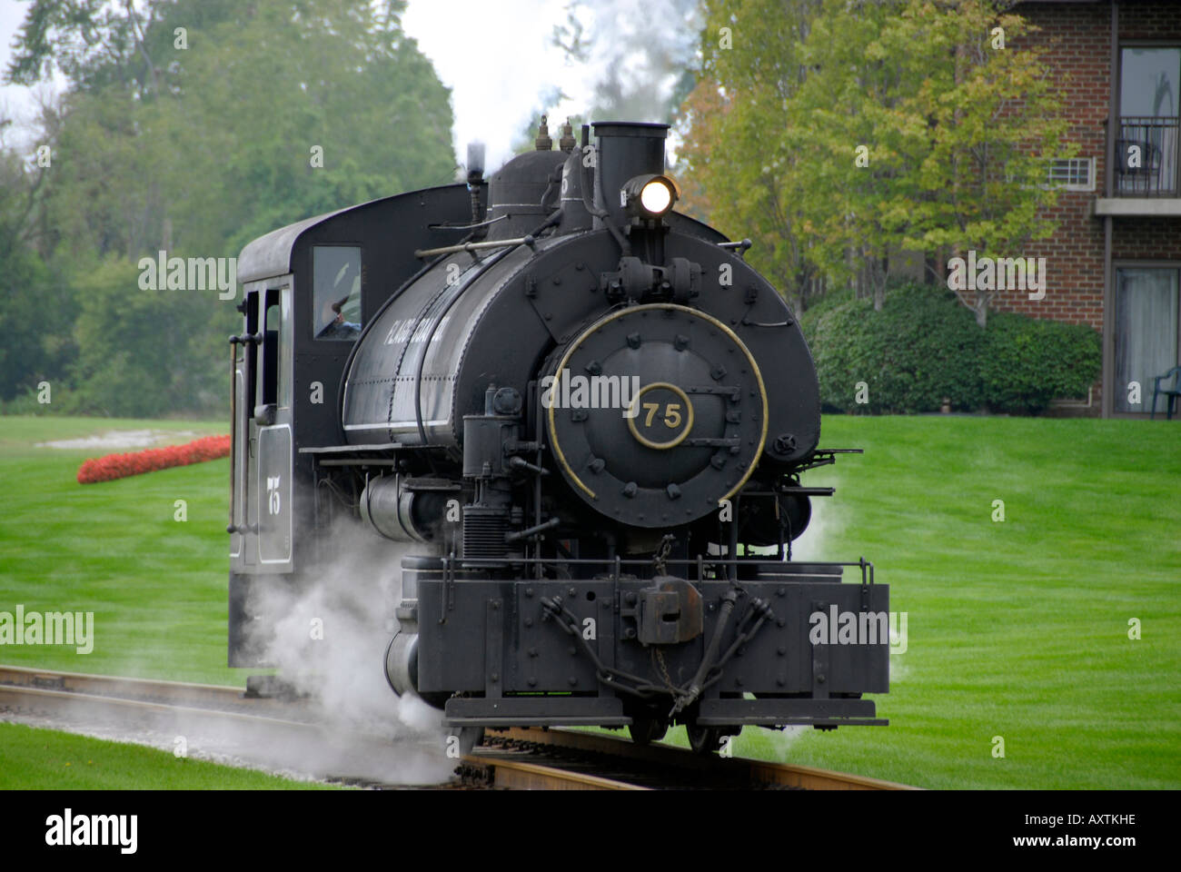 Historic steam driven locomotive Stock Photo - Alamy