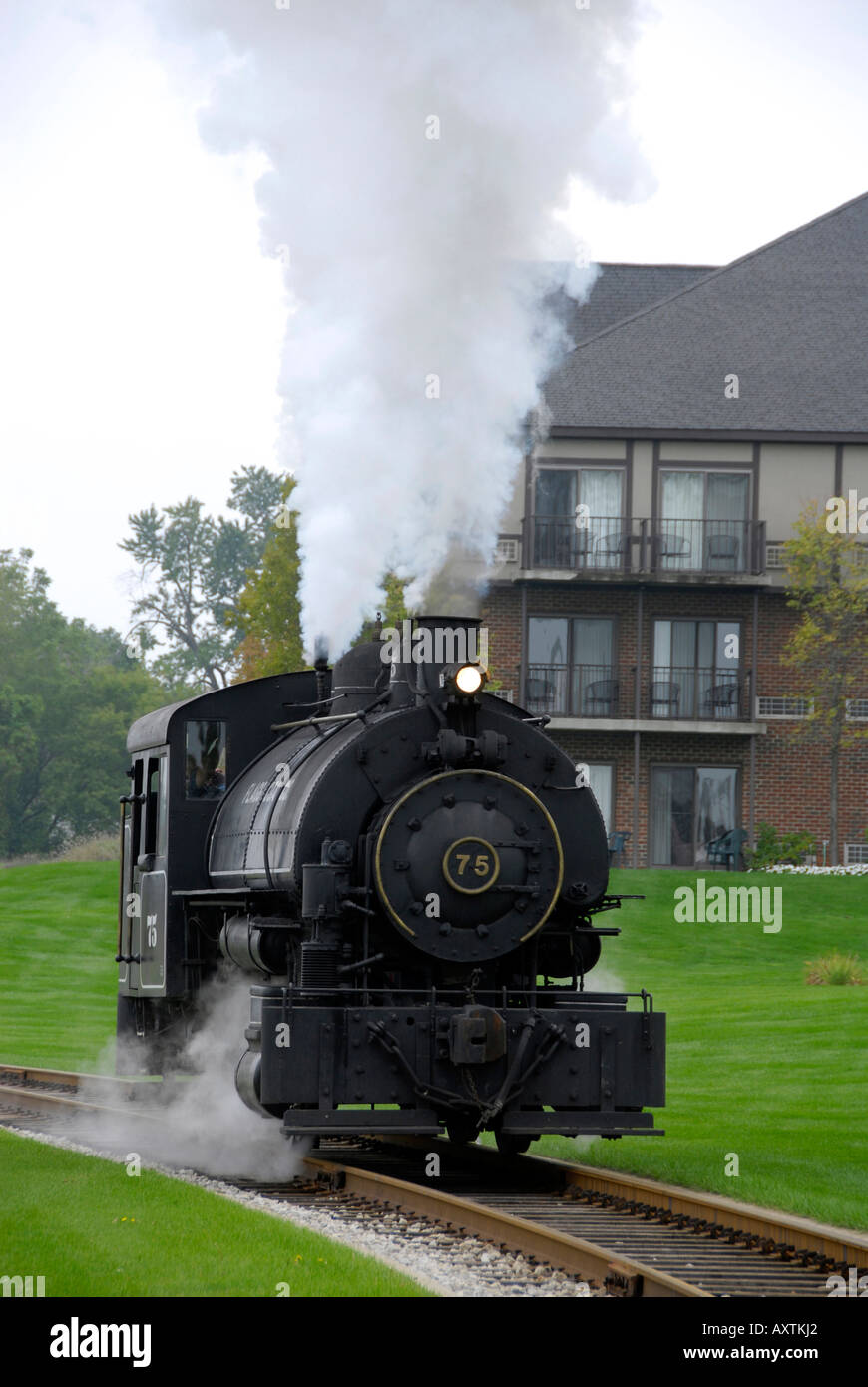 Historic steam driven locomotive Stock Photo - Alamy