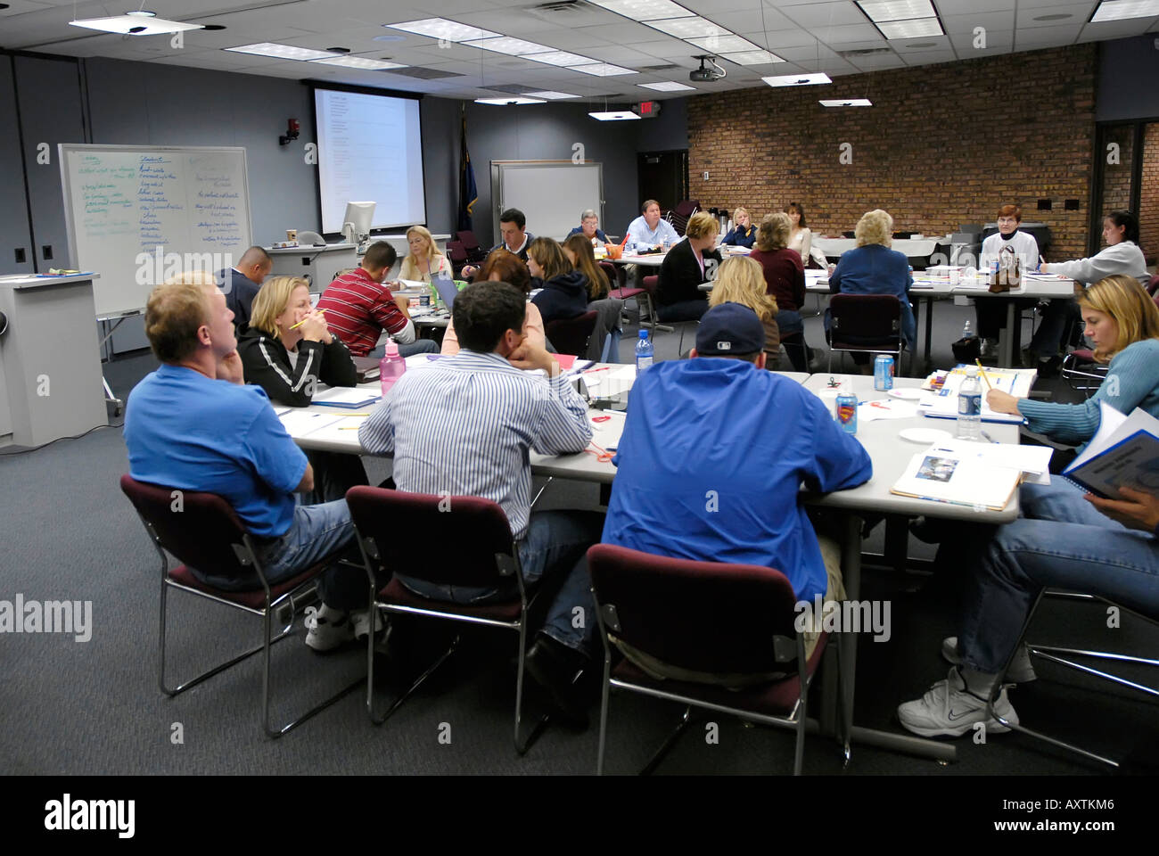 Seminar of training public school teachers Stock Photo - Alamy