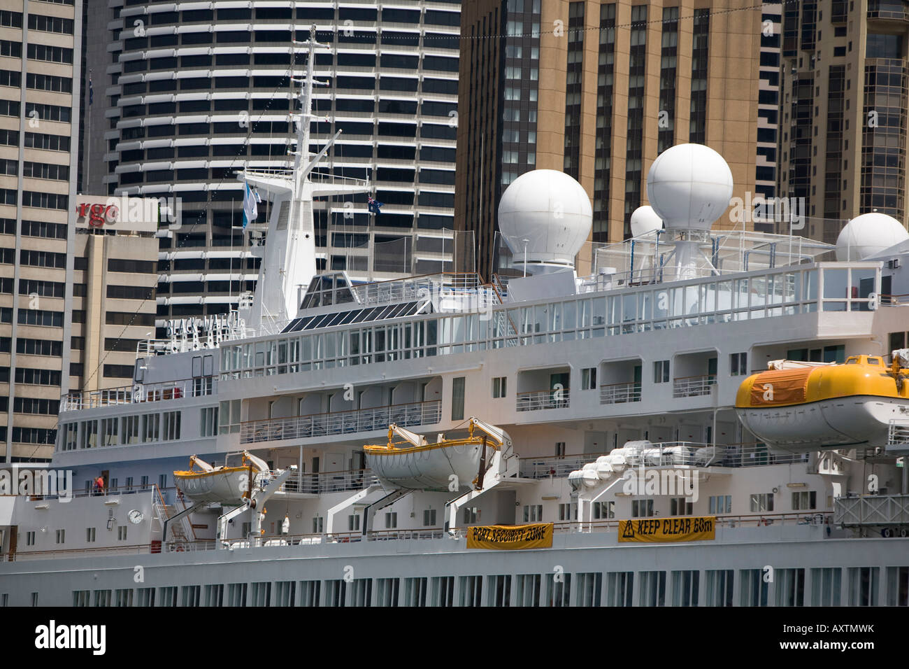 MS Black Watch docked in circular quay,sydney,australia Stock Photo - Alamy
