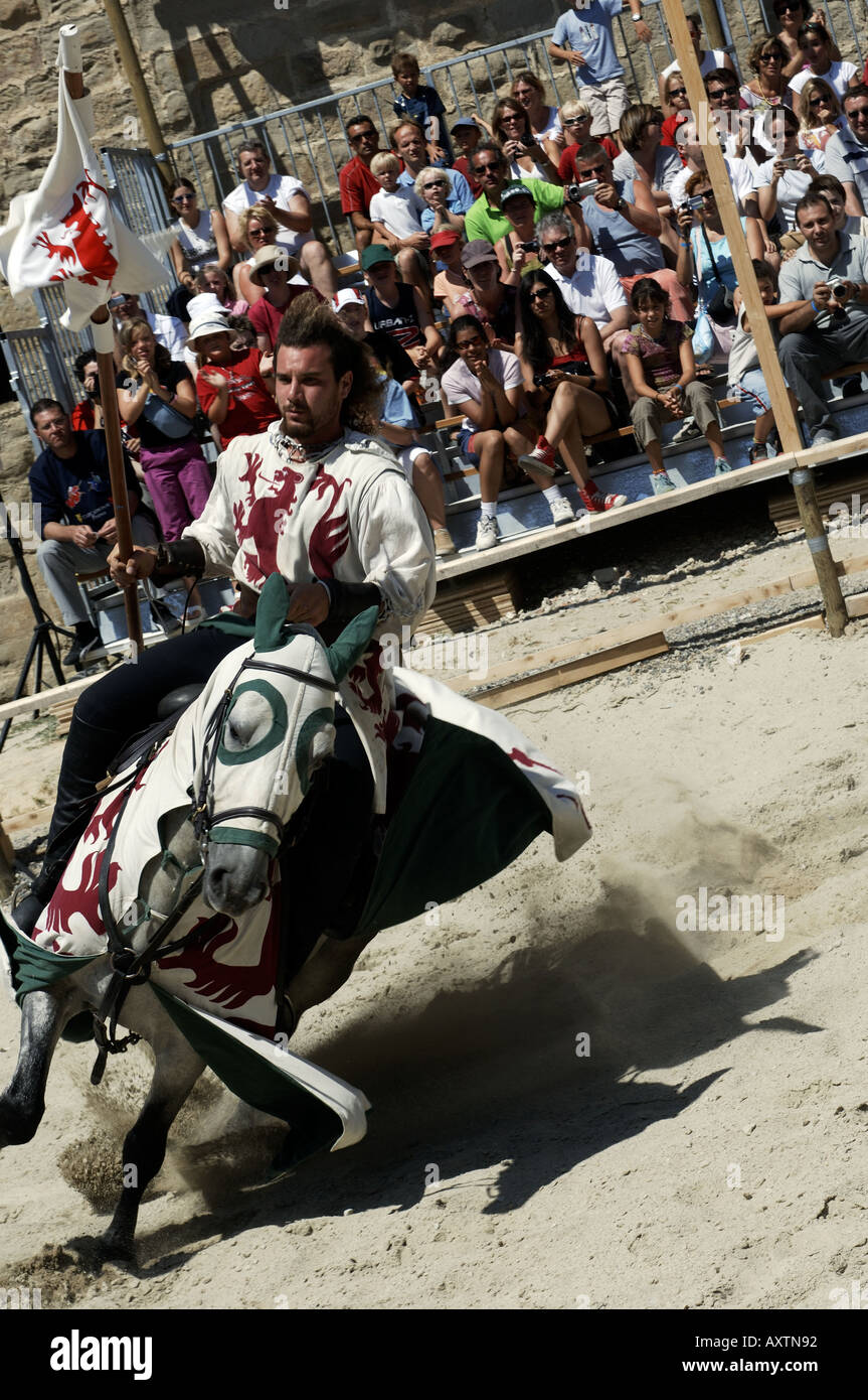 Carcassonne each summer a medieval play about the cathar history is ...