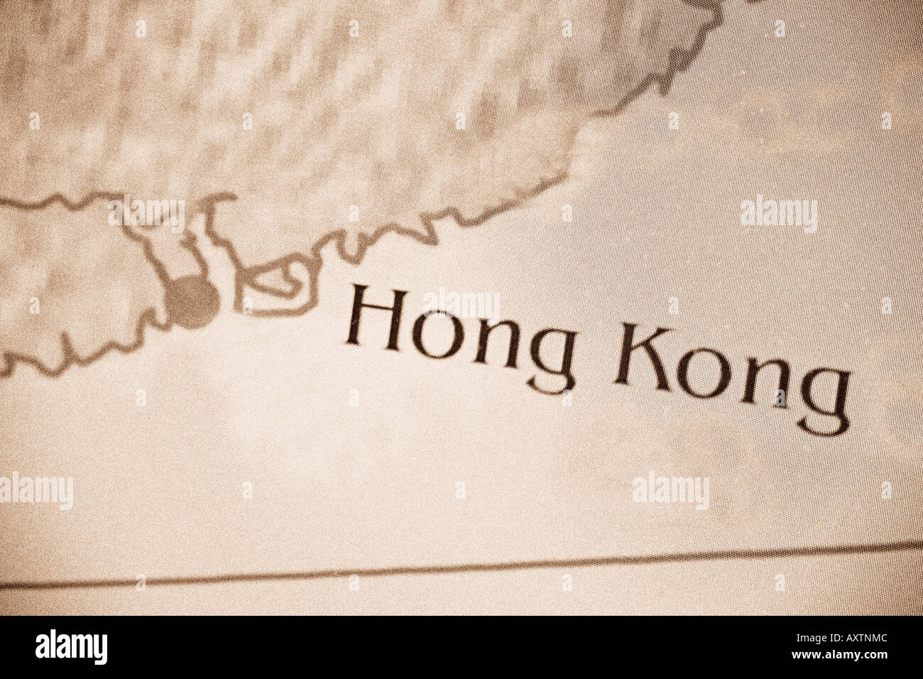 Map Of Hong Kong High Resolution Stock Photography and Images - Alamy