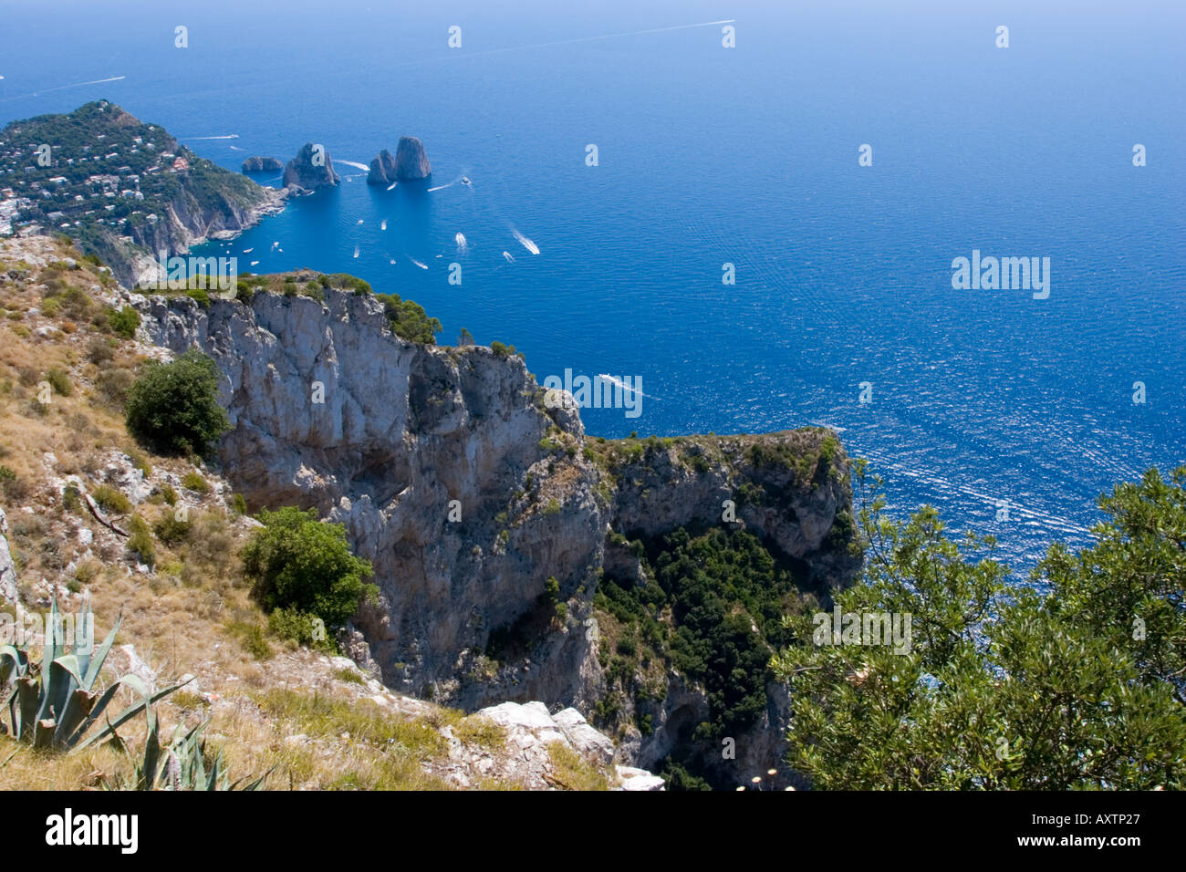 View from Mount Solaro Stock Photo - Alamy