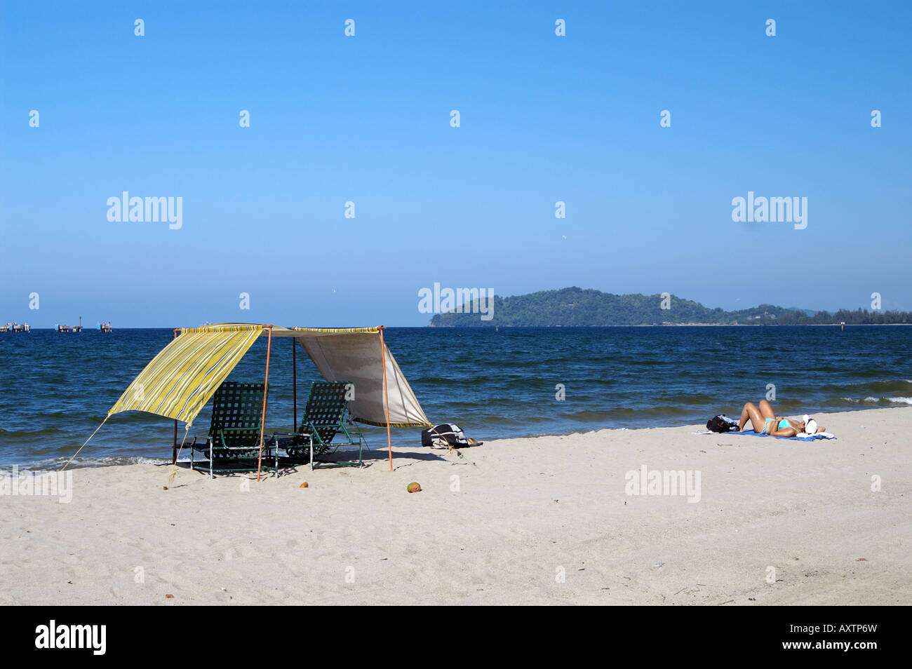 beach at Tela, Honduras Stock Photo - Alamy