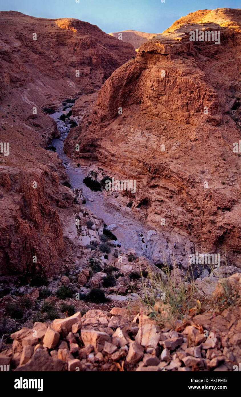 Israel. The Deep Canyon of Nahal Hever in the Judean Desert, Near the ...
