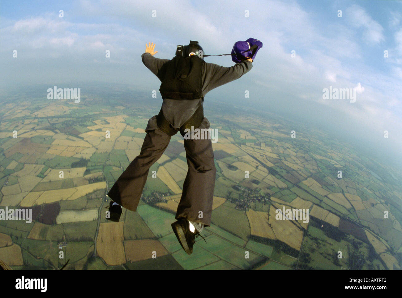 High angle view base jumping hi-res stock photography and images - Alamy