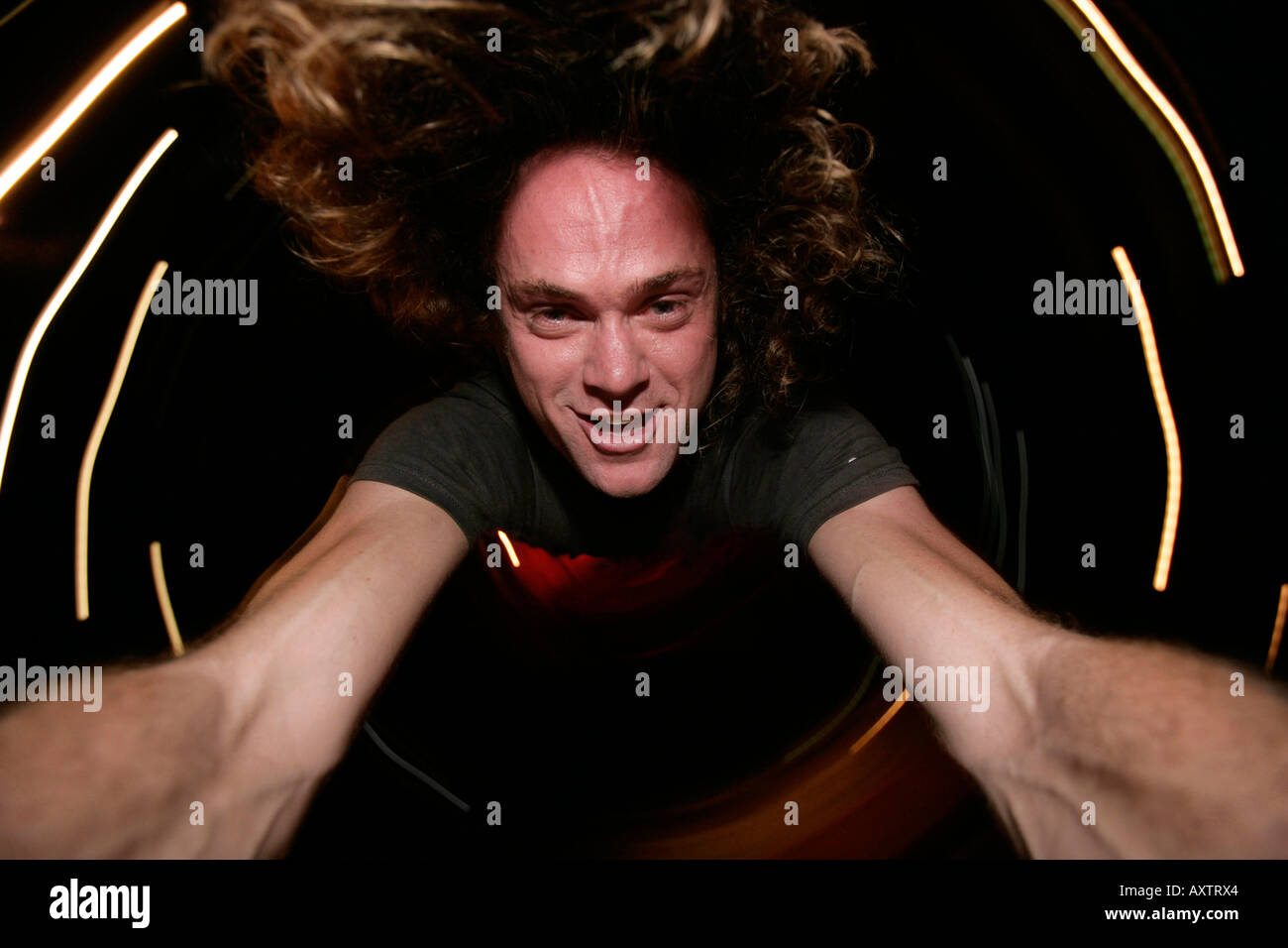 Indoor Bungee Jumping Stock Photo - Alamy